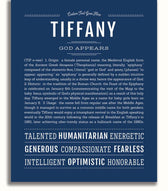 Tiffany | Name Art Print – Name Stories