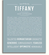 Tiffany | Name Art Print – Name Stories