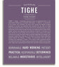 Tighe Personalized Name Meaning Art Prints – Name Stories