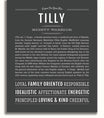Tilly | Name Art Print – Name Stories