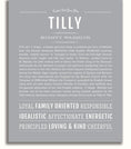 Tilly | Name Art Print - Personalized Custom Gifts – Name Stories