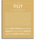 Tilly | Name Art Print - Personalized Custom Gifts – Name Stories
