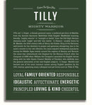 Tilly | Name Art Print – Name Stories