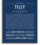 Tilly | Name Art Print – Name Stories