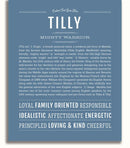 Tilly | Name Art Print - Personalized Custom Gifts – Name Stories