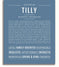 Tilly | Name Art Print – Name Stories