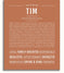 Tim | Name Art Print – Name Stories