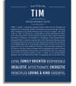 Tim | Name Art Print – Name Stories