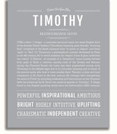 Timothy | Name Art Print – Name Stories