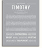 Timothy | Name Art Print – Name Stories