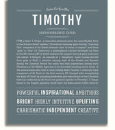 Timothy | Name Art Print – Name Stories