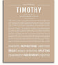 Timothy | Name Art Print – Name Stories
