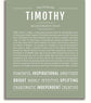 Timothy | Name Art Print – Name Stories