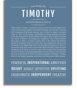 Timothy | Name Art Print – Name Stories