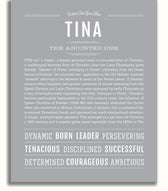 Tina | Name Art Print – Name Stories
