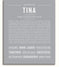 Tina | Name Art Print - Personalized Custom Gifts – Name Stories