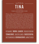 Tina | Name Art Print – Name Stories