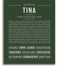 Tina | Name Art Print – Name Stories