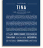 Tina | Name Art Print – Name Stories