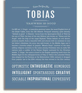 Tobias | Name Art Print – Name Stories