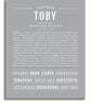 Toby | Name Art Print – Name Stories