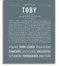 Toby | Name Art Print – Name Stories