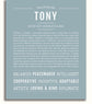 Tony | Name Art Print – Name Stories