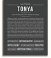 Tonya | Name Art Print – Name Stories