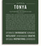 Tonya Personalized Name Meaning Art Prints – Name Stories