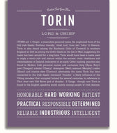 Torin | Name Art Print – Name Stories