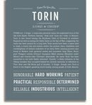 Torin | Name Art Print – Name Stories