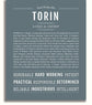 Torin | Name Art Print – Name Stories