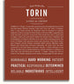 Torin | Name Art Print – Name Stories