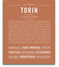 Torin | Name Art Print – Name Stories