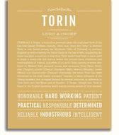Torin | Name Art Print – Name Stories