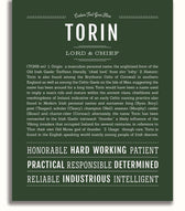 Torin | Name Art Print – Name Stories