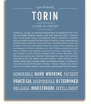 Torin | Name Art Print – Name Stories