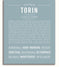 Torin | Name Art Print – Name Stories