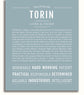 Torin | Name Art Print – Name Stories
