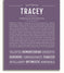 Tracey Personalized Name Meaning Art Prints – Name Stories