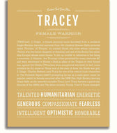 Tracey | Name Art Print – Name Stories