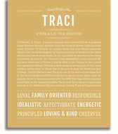 Traci | Name Art Print – Name Stories