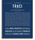 Traci | Name Art Print – Name Stories