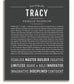 Tracy (female) | Name Art Print – Name Stories