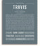 Travis | Name Art Print – Name Stories