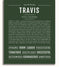 Travis | Name Art Print – Name Stories