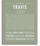 Travis | Name Art Print – Name Stories