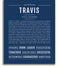 Travis | Name Art Print – Name Stories