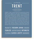Trent | Name Art Print – Name Stories