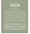 Trevin | Name Art Print – Name Stories